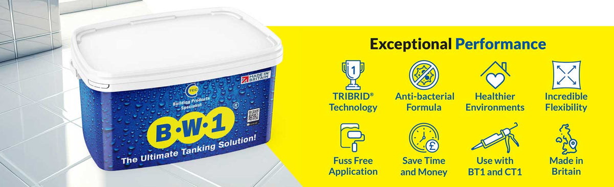 About BW1 Tanking Solution | Available from Tiles & Trims