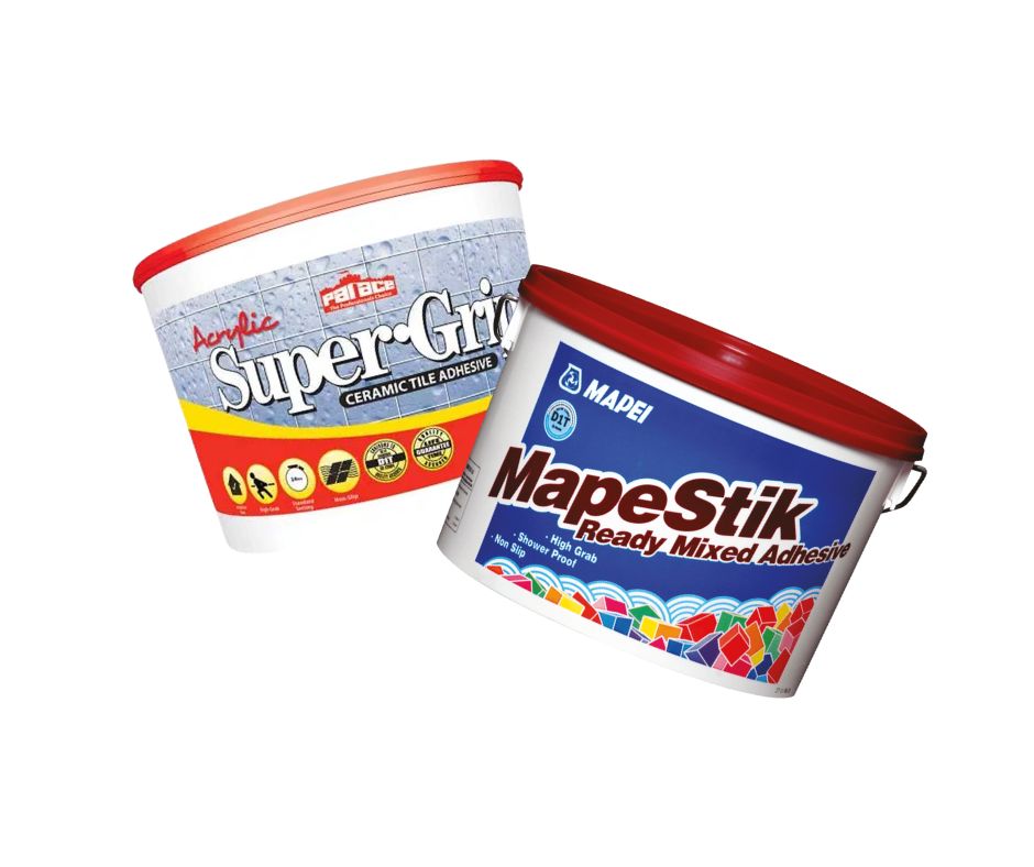 Ready Mixed Tile Adhesive – Tiles & Trims
