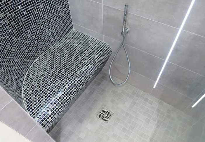 Tileable Shower Seats – Tiles & Trims