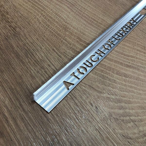 Brushed Silver Tile Trim | Buy Online | Tiles & Trims